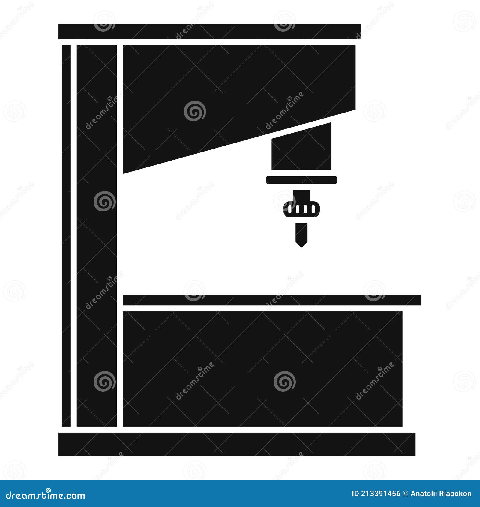 Manufacture Milling Machine Icon, Simple Style Stock Vector ...