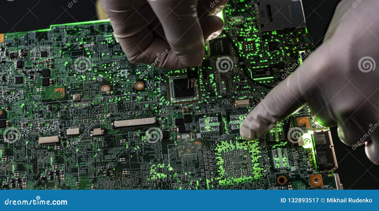 Manufacture of the New Modern Micro Electronic Technology Computer ...