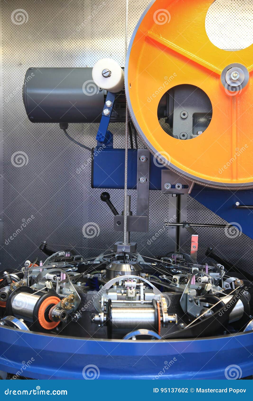 Manufacture of RF cable stock photo. Image of machine - 95137602