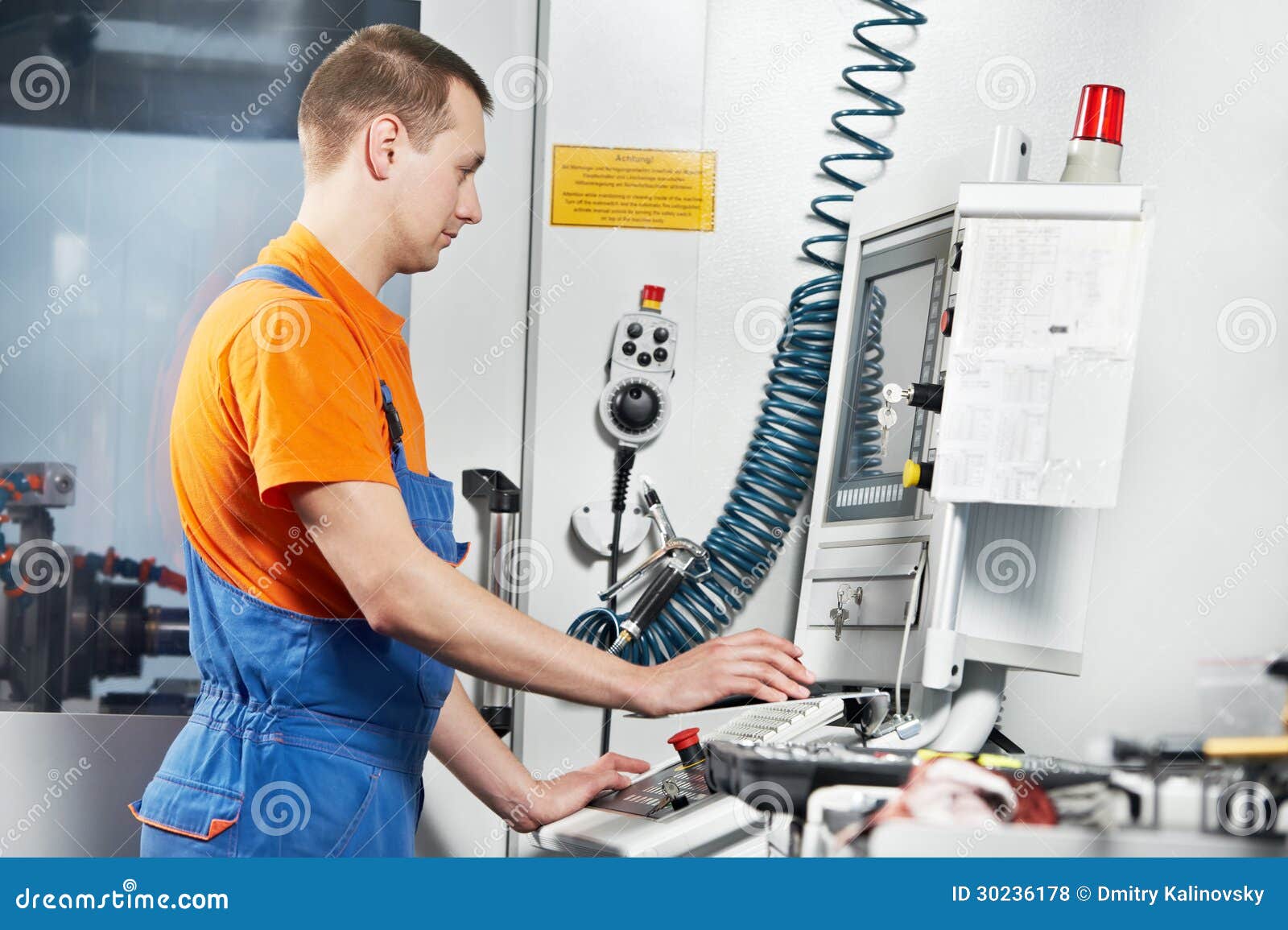 Industrial Worker at Tool Workshop Stock Photo - Image of maintenance ...