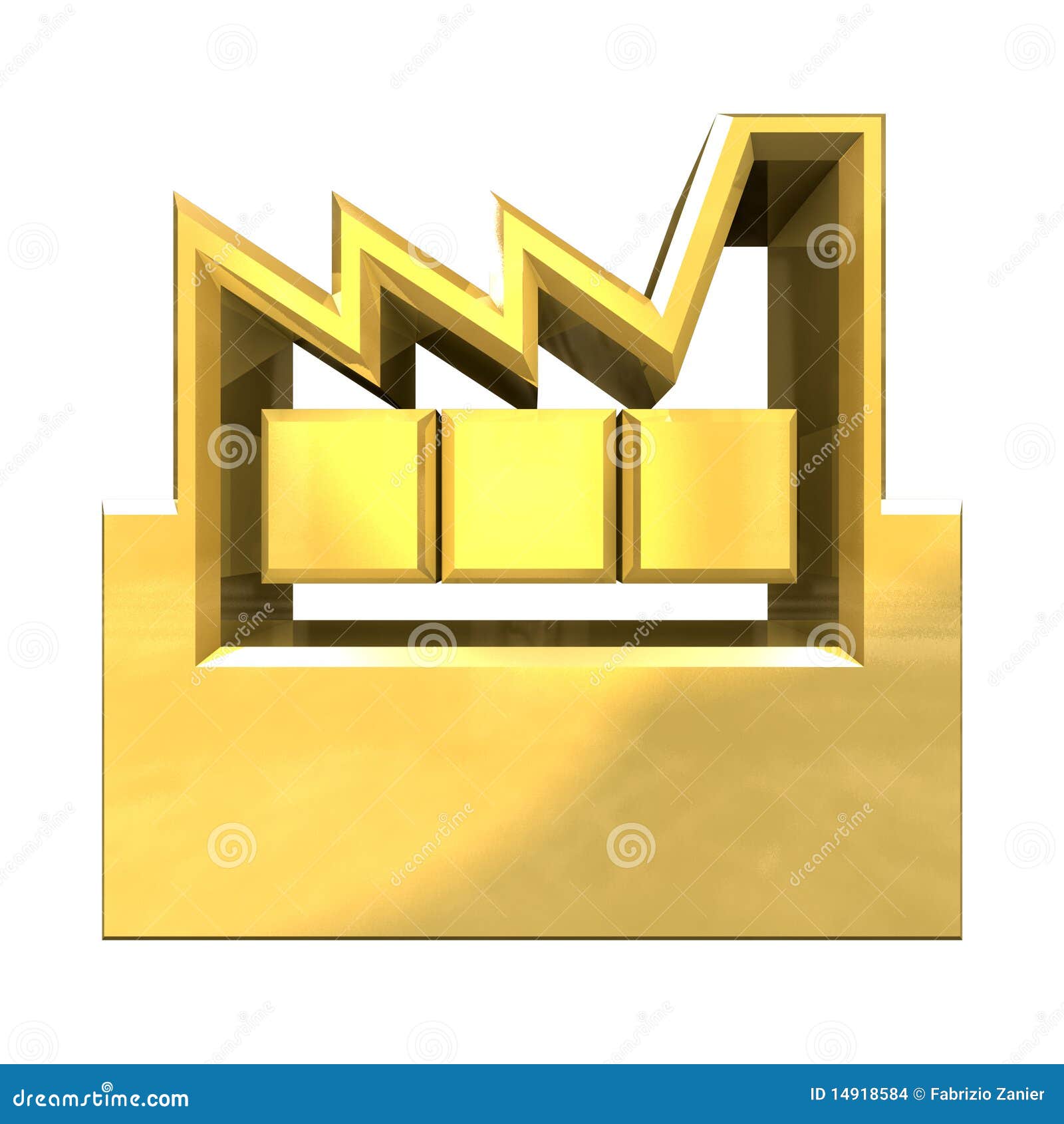 Manufacturer Building Icon stock illustration. Illustration of object ...