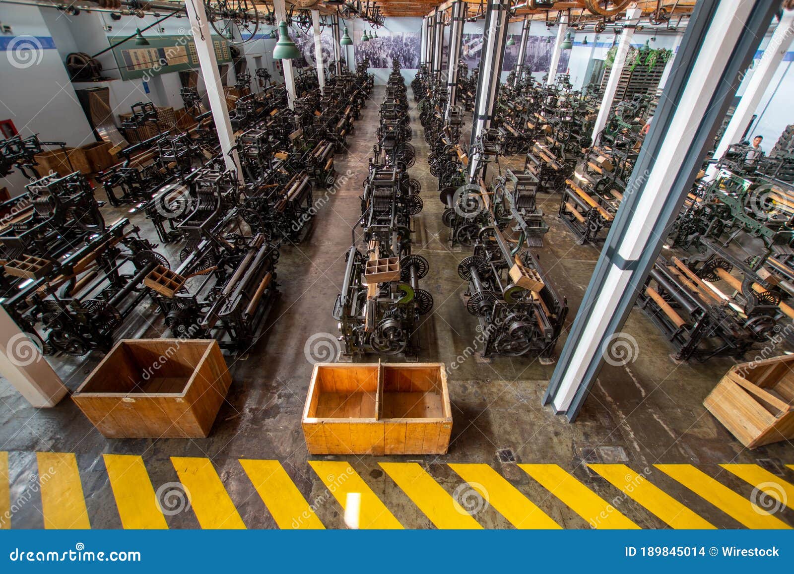Manufacturing Company with Modern Machines Stock Photo - Image of ...
