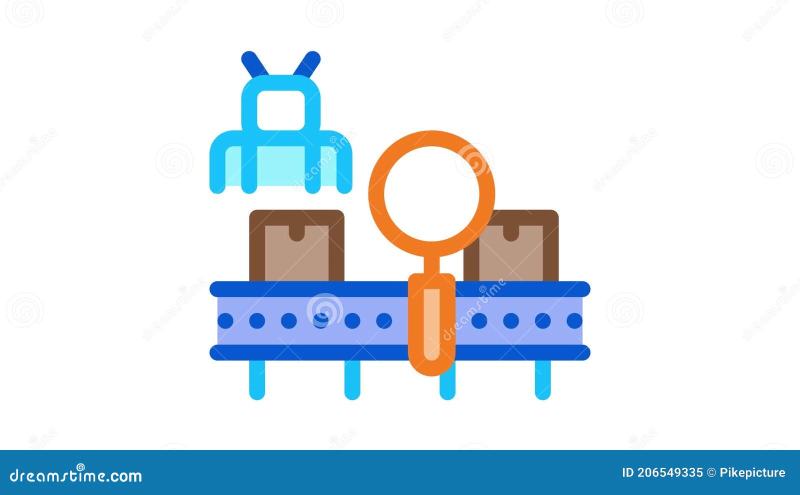 Manufacturing Defect Search Icon Animation Stock Video - Video of ...