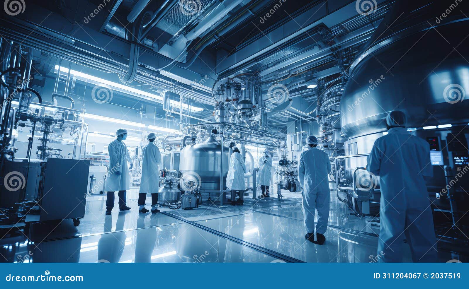Manufacturing Engineering Pharmaceutical Plant Stock Illustration ...