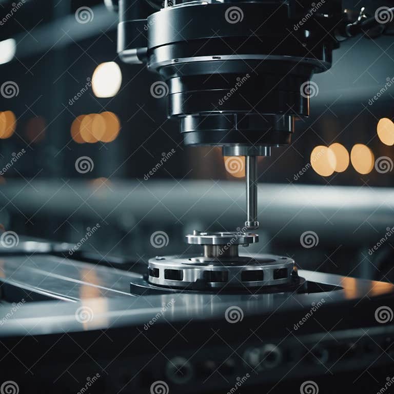 A Manufacturing Facility Showcases Advanced Milling Processes with a ...