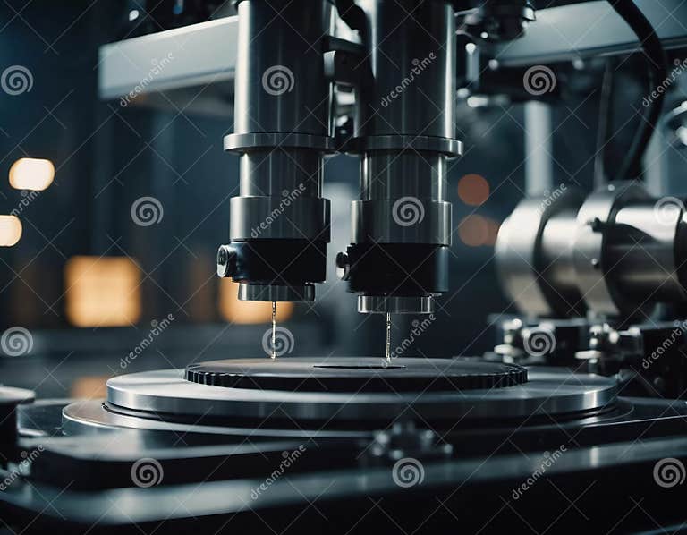 A Manufacturing Facility Showcases Advanced Milling Processes with a ...