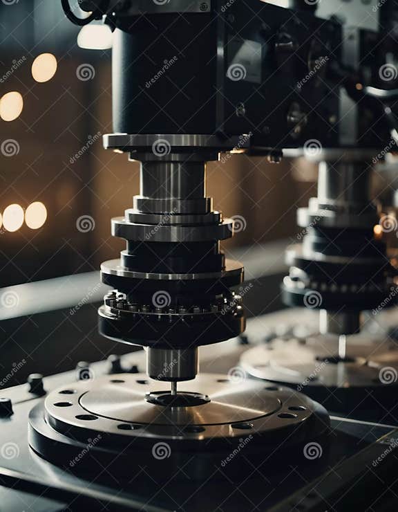 A Manufacturing Facility Showcases Advanced Milling Processes with a ...