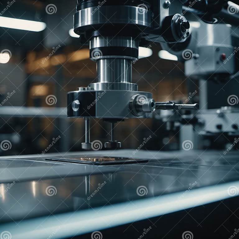 A Manufacturing Facility Showcases Advanced Milling Processes with a ...