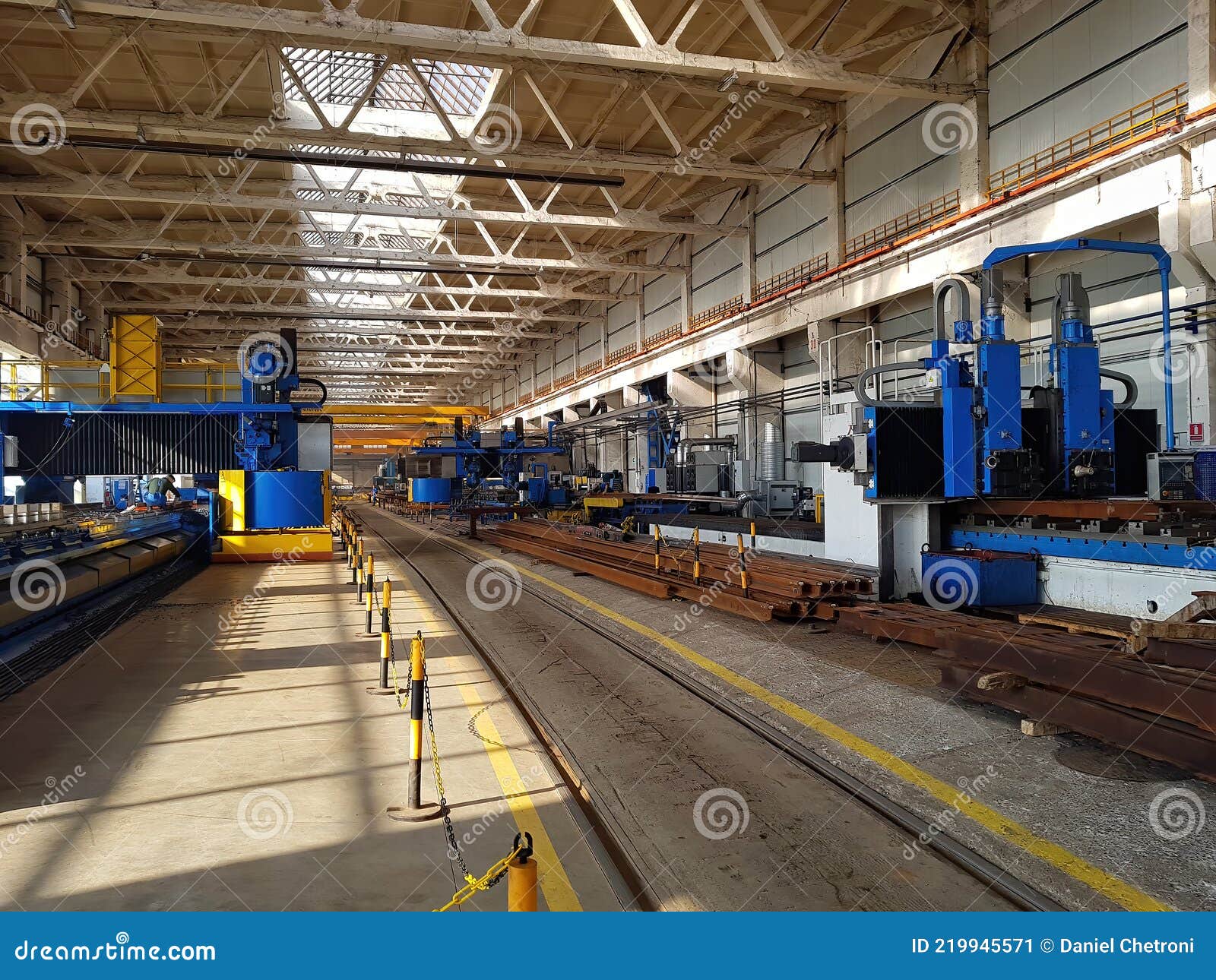 Manufacturing Factory, Modern High-tech Production Stock Image - Image ...