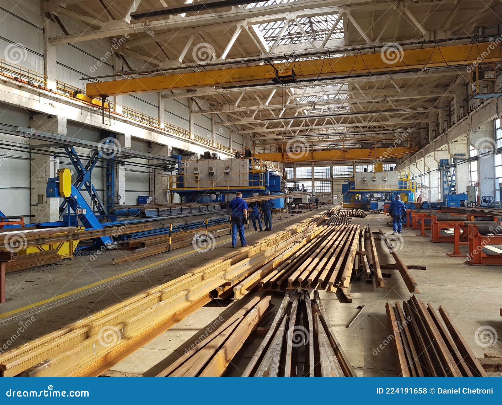 Manufacturing Factory, Modern High-tech Production Stock Photo - Image ...