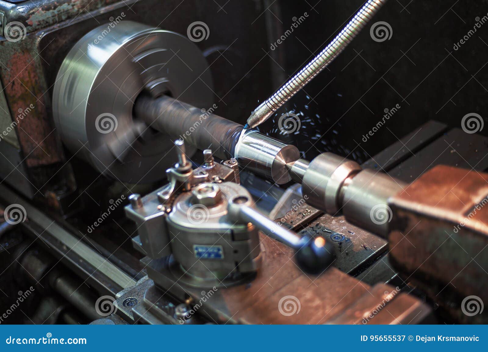 Manufacturing Industrial Machine Stock Image - Image of measure, metal ...