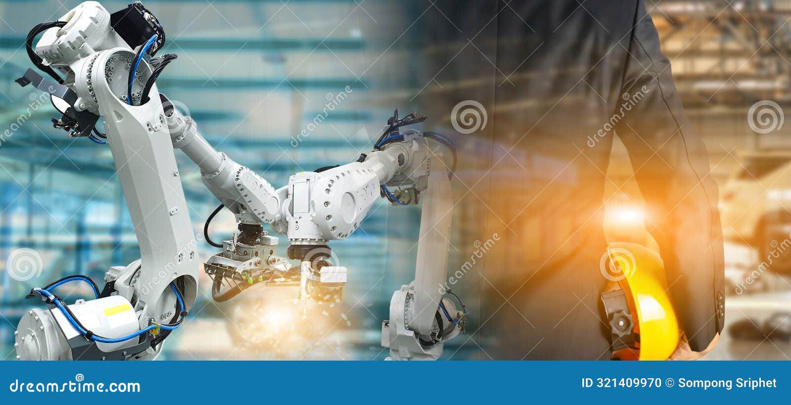 Manufacturing Industry by Robots Artificial Intelligence and Engineers ...