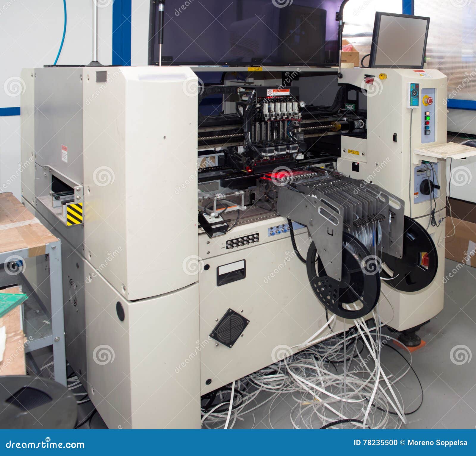 Manufacturing Integrated Circuits Stock Photo - Image of memo ...