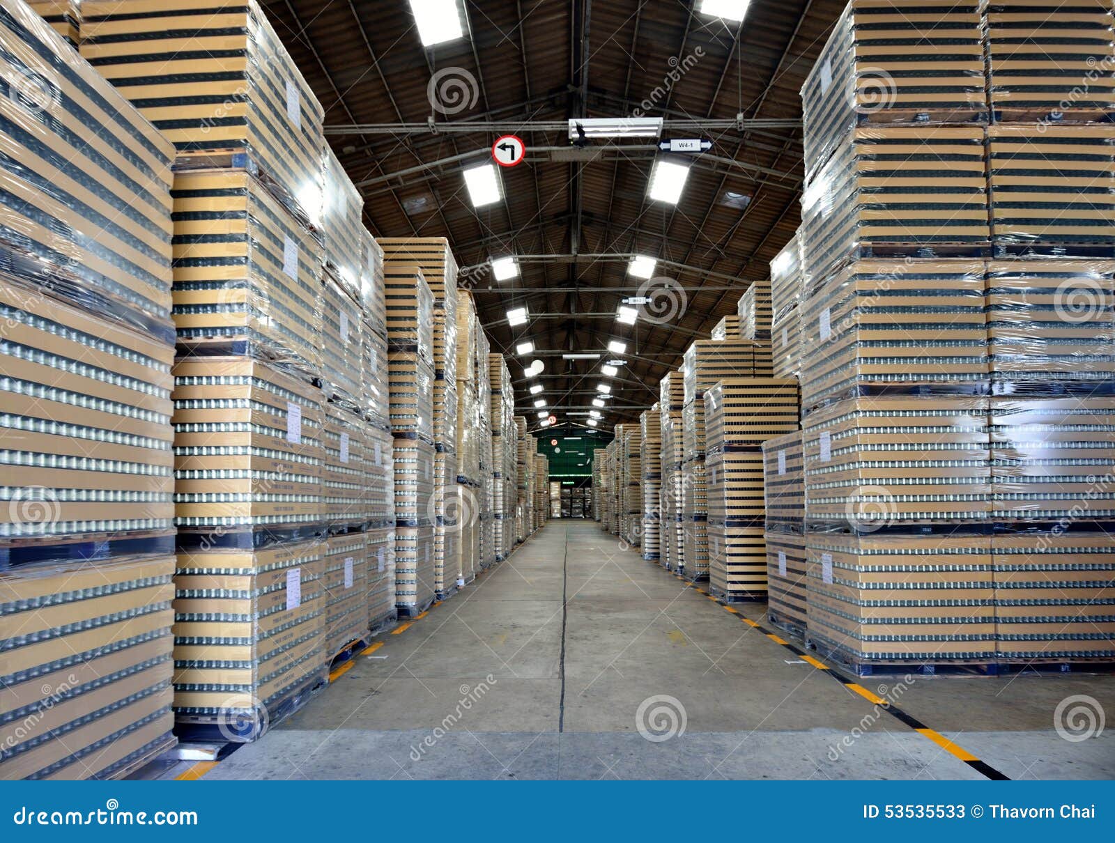 Manufacturing Inventory Warehouse Stock Image - Image of export, bottle ...