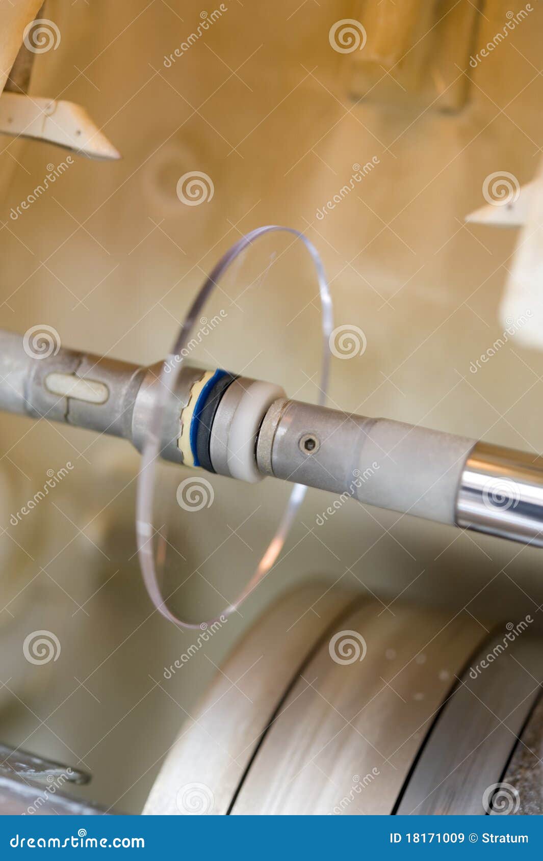 Manufacturing of a Lens for Spectacles Stock Image - Image of lens ...