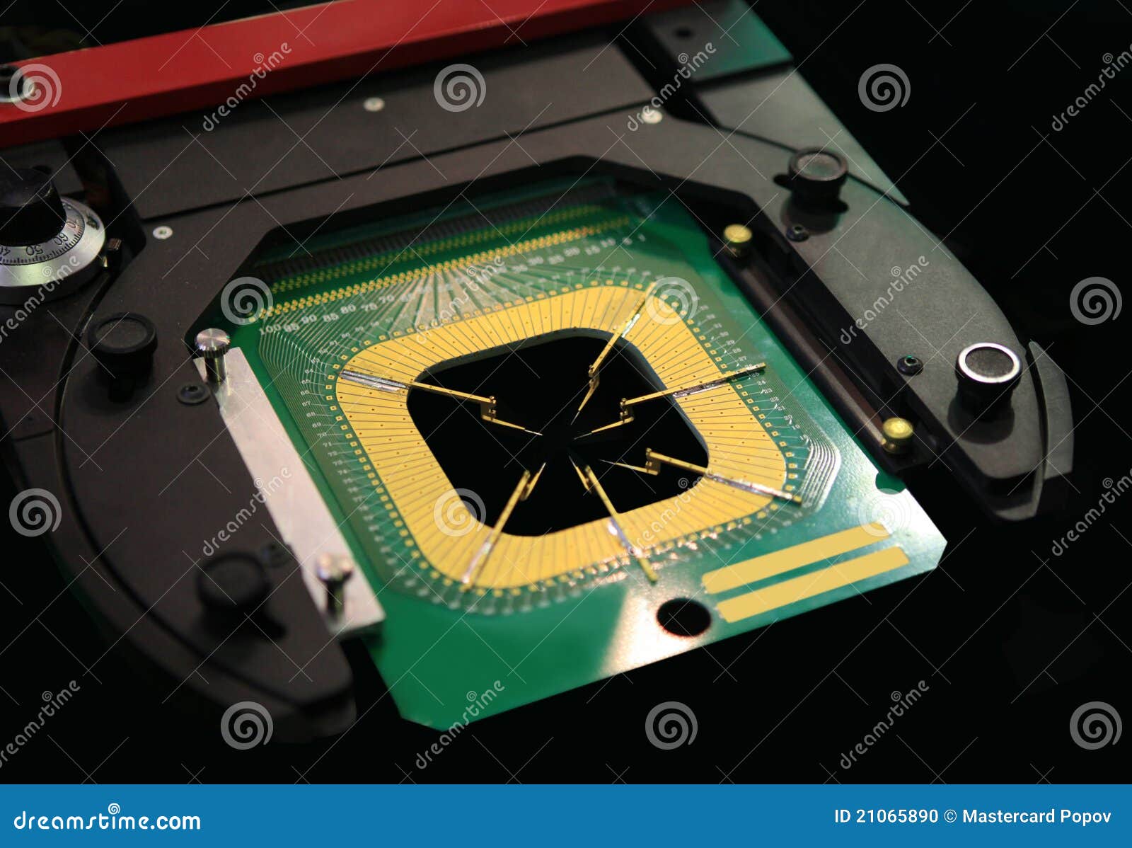 Manufacturing of Microchips Stock Photo - Image of future, card: 21065890