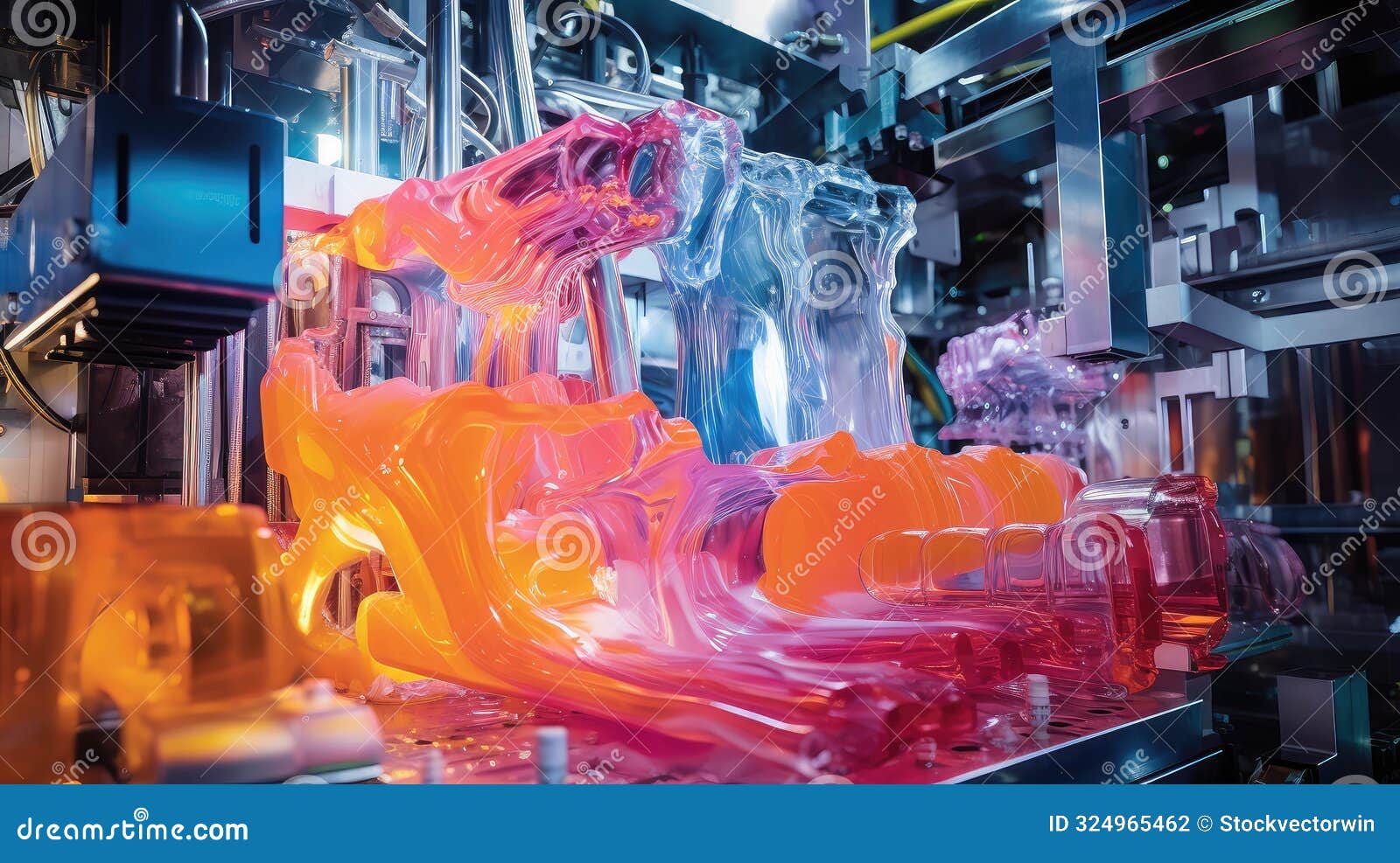 Manufacturing process stock illustration. Illustration of process ...