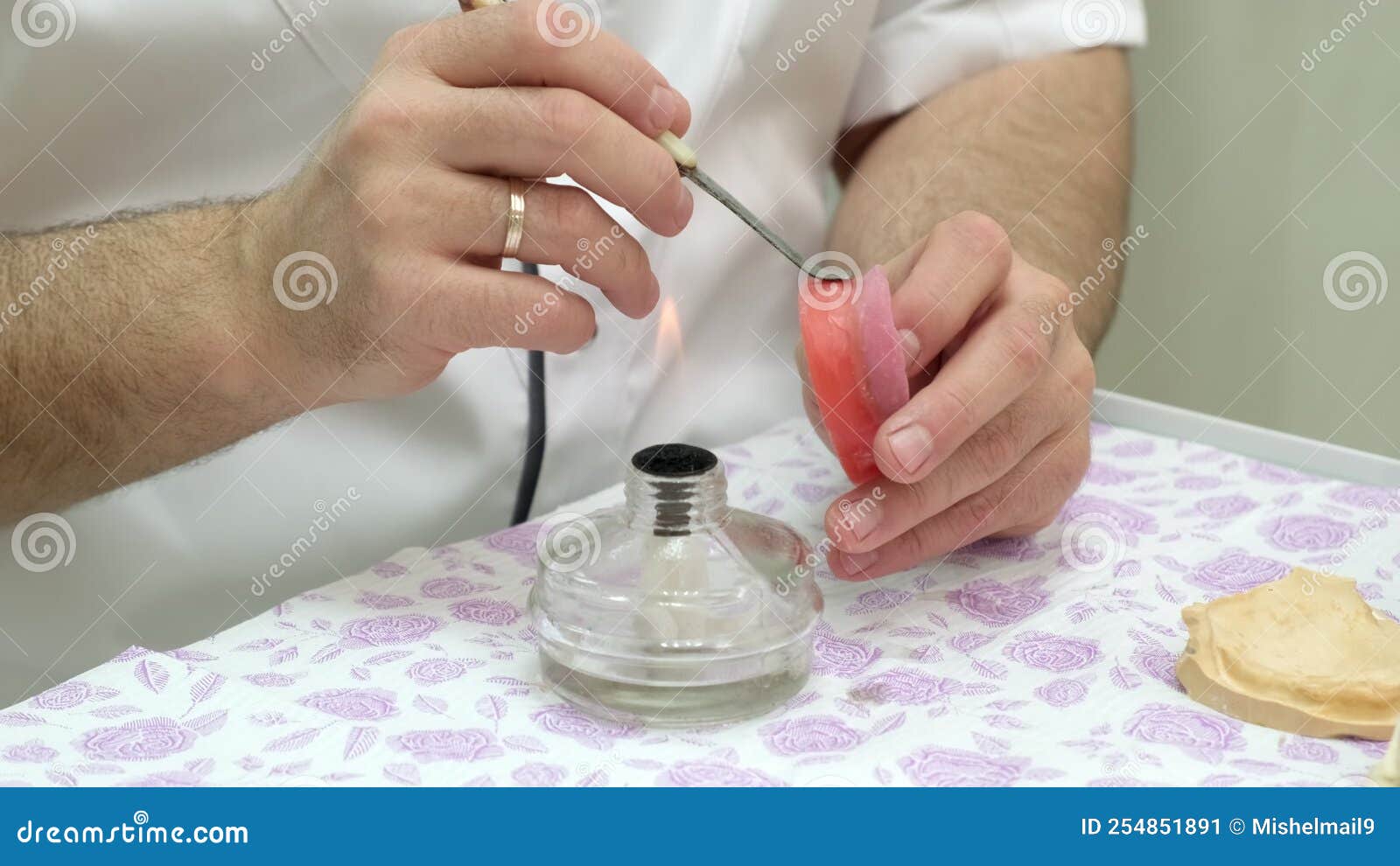 Manufacturing Process of Removable Dentures in the Laboratory Stock ...