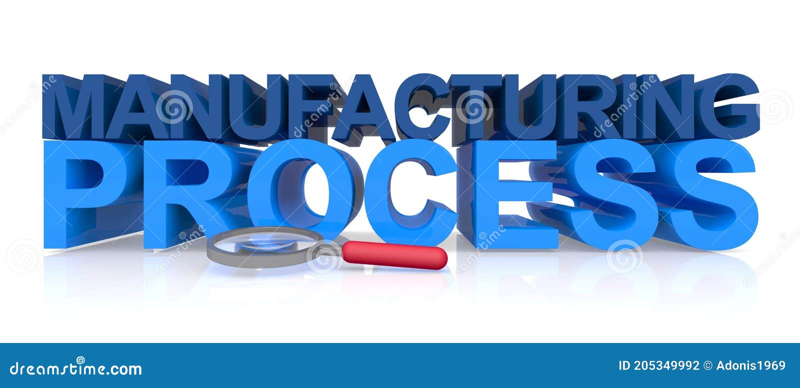 Manufacturing Process Or Production Icons Set Vector Illustration ...