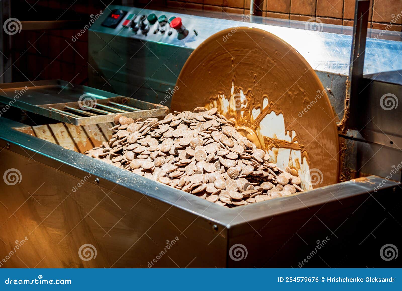 Manufacturing and Production of Chocolate Stock Photo - Image of cocoa ...