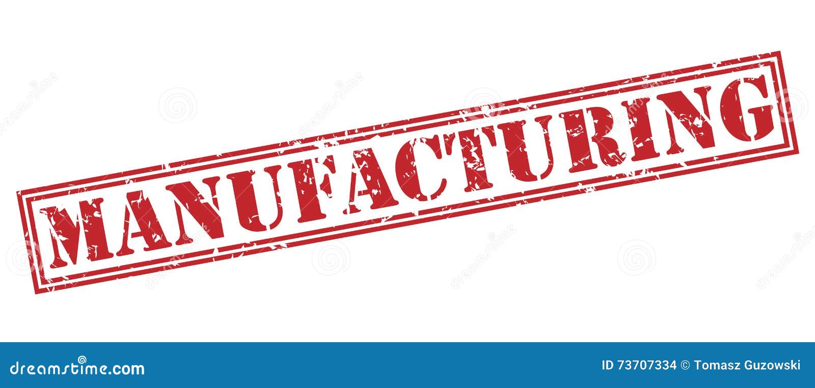 Manufacturing red stamp stock illustration. Illustration of sticker ...