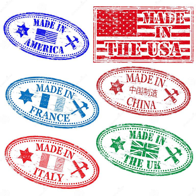 Manufacturing Rubber Stamps Stock Vector - Illustration of grungy ...