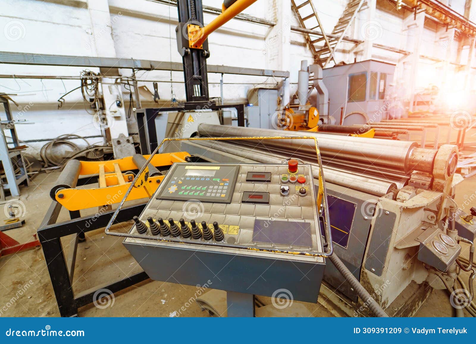 Manufacturing of Solar Panel System in Factory. Industry Concept Stock ...