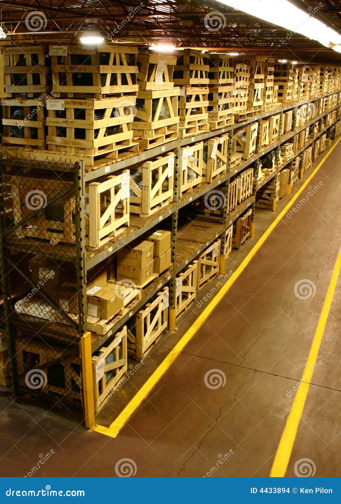 Manufacturing Warehouse stock photo. Image of wood, build - 4433894