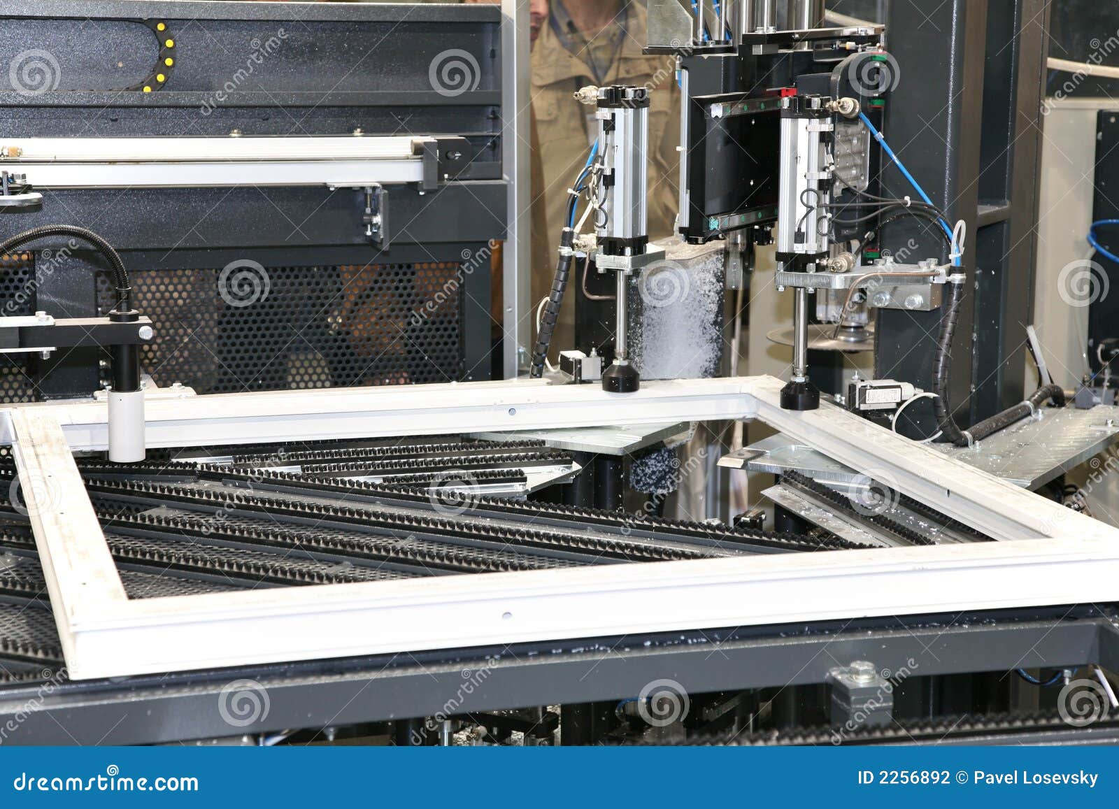 Manufacturing of a window stock photo. Image of power - 2256892
