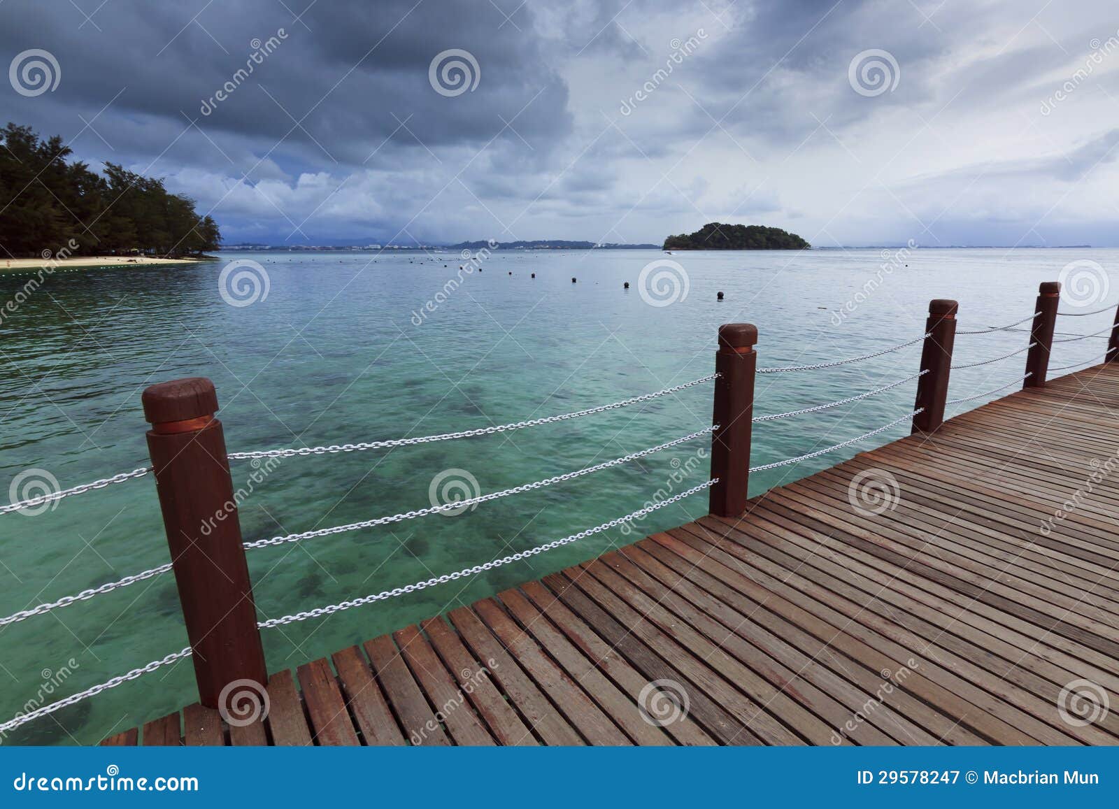 Manukan Island at Borneo, Sabah, Malaysia Stock Image - Image of ...
