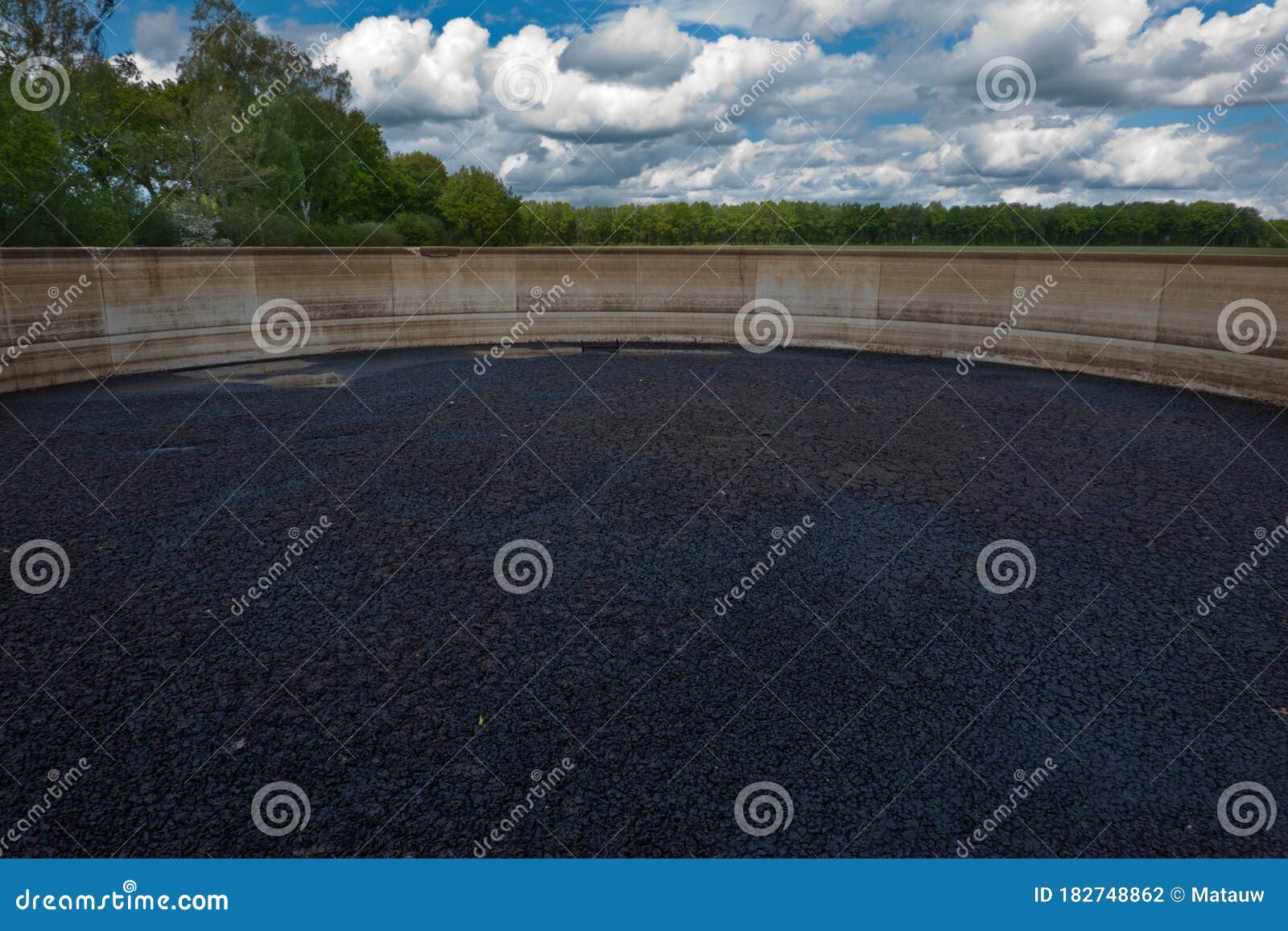 Manure storage stock photo. Image of matter, pond, farm - 182748862