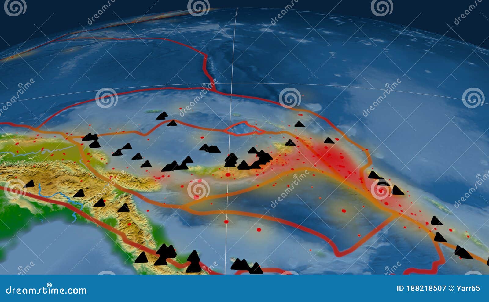 Manus Plate Outlined - Physical Stock Illustration - Illustration of ...