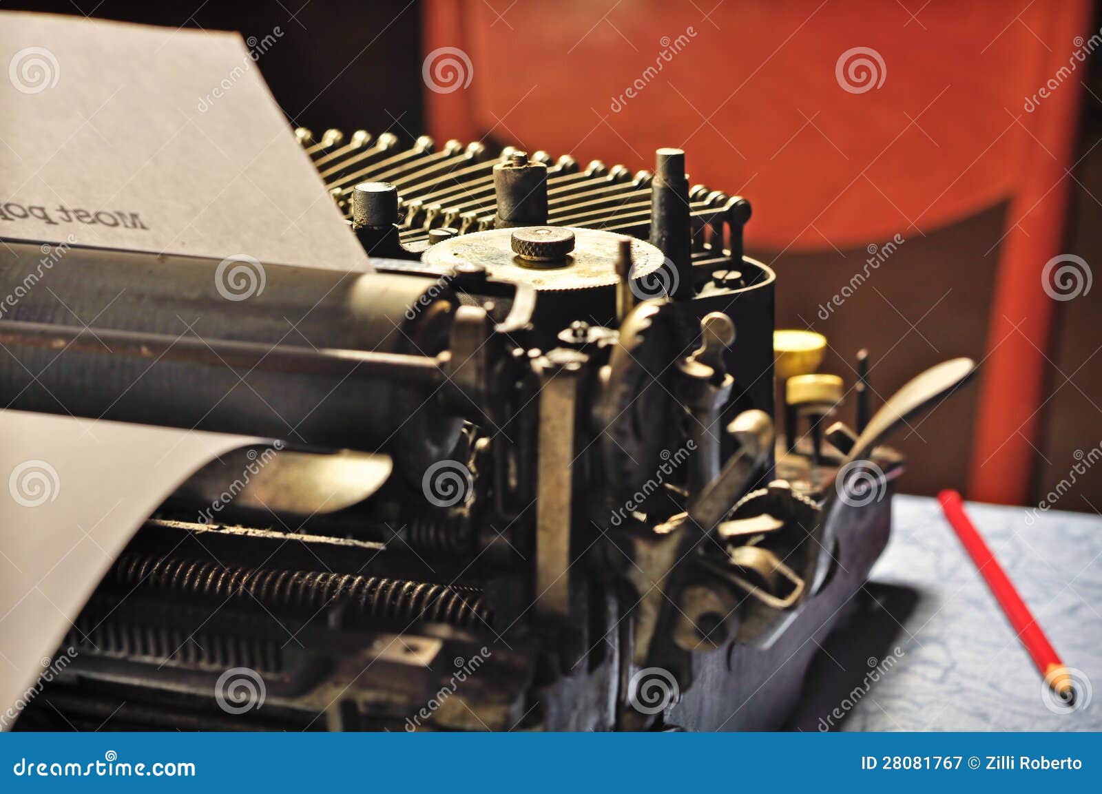 Manuscript stock image. Image of typewriter, writer, journalist - 28081767