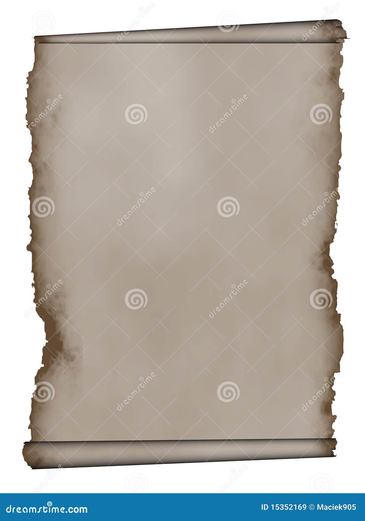 Aged Manuscript Texture With Weathered, Shadowy Edges. Royalty-Free ...