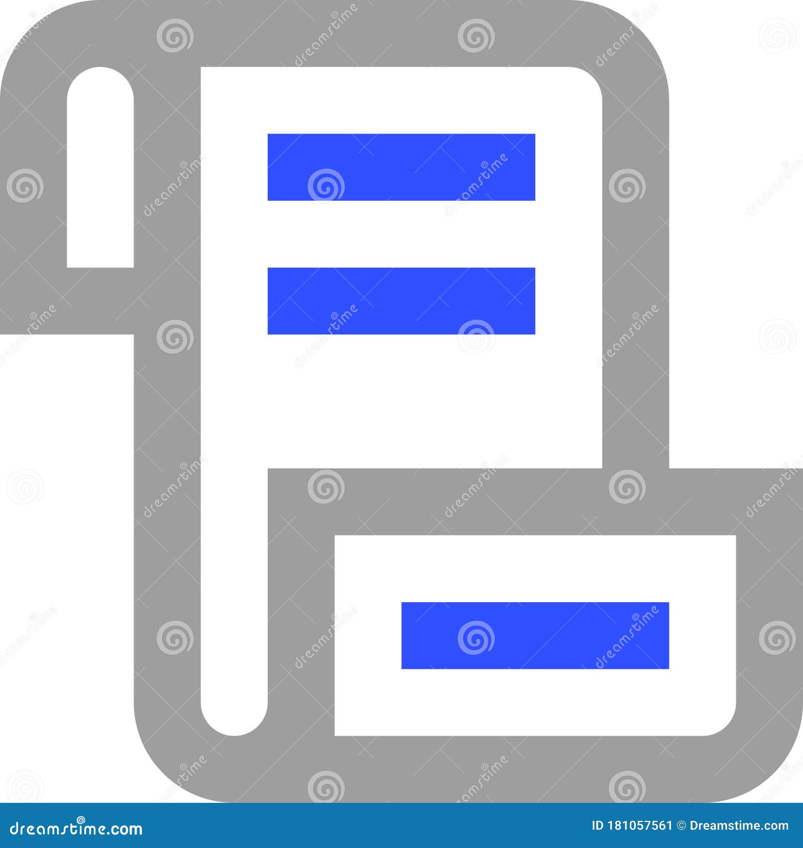 Manuscript, Papyrus, Paper, Script, Vector Icon Stock Vector ...