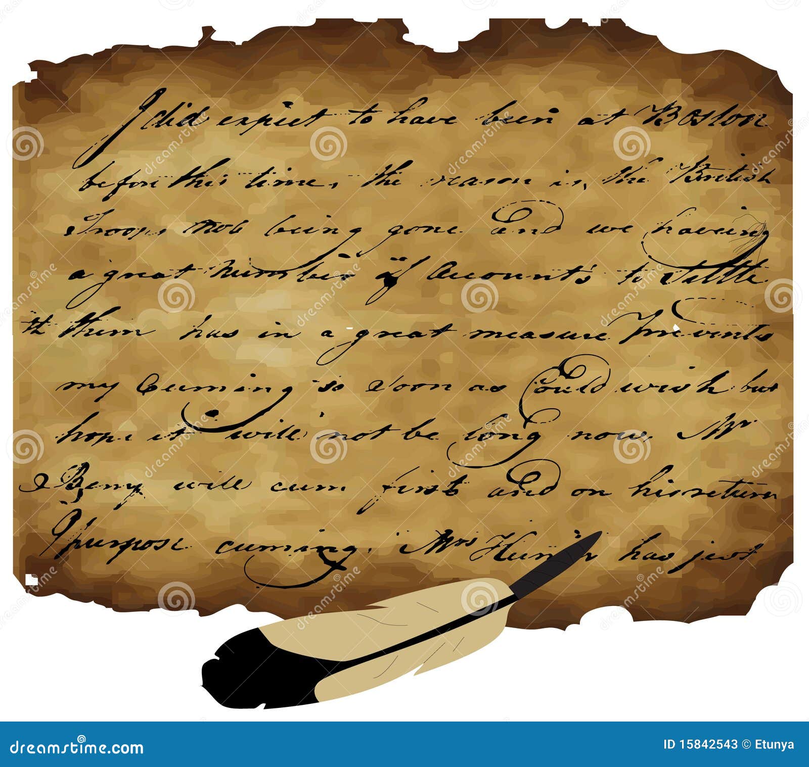 Manuscrito Viejo Fotos de archivo - Imagen: 15842543