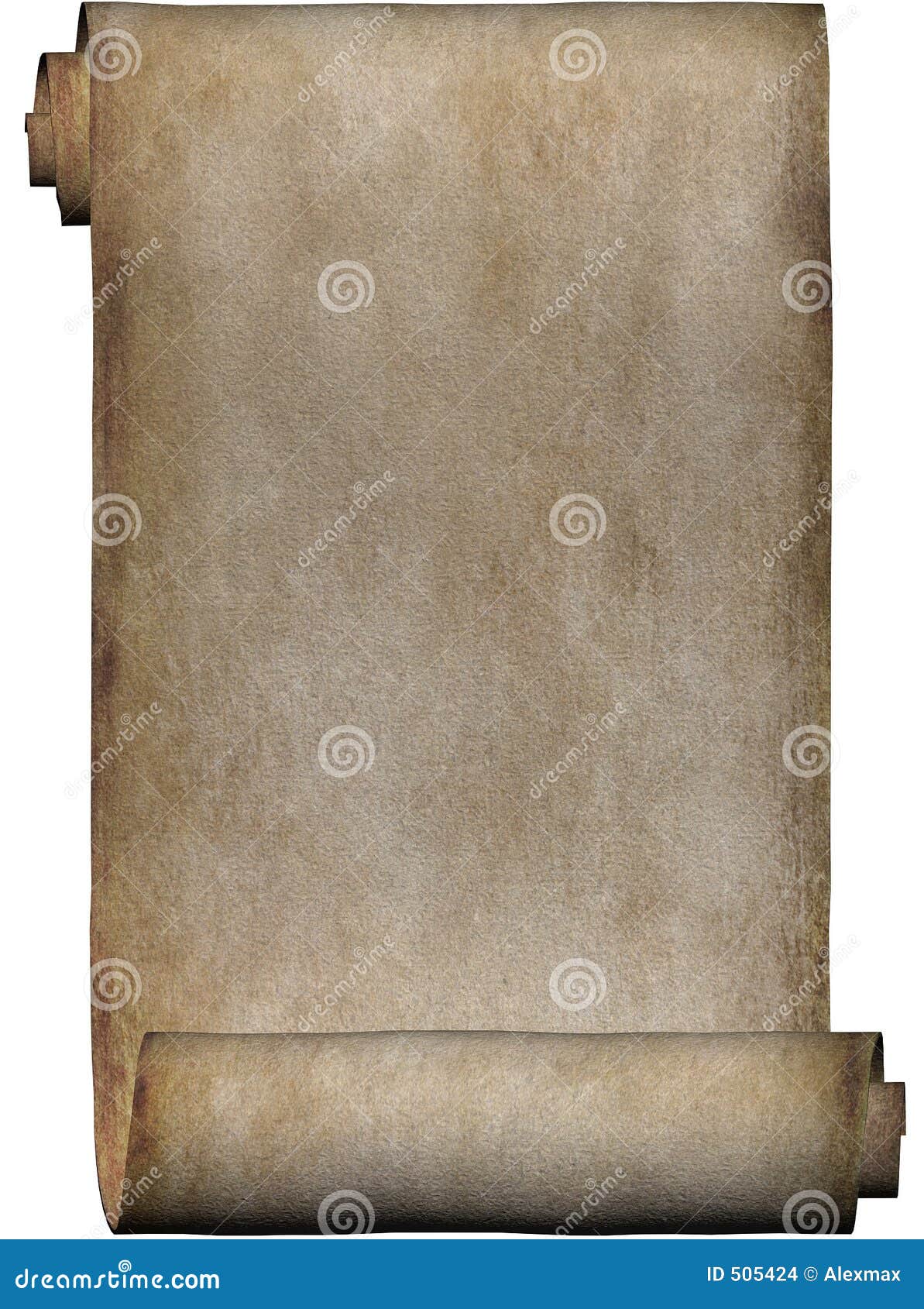 Manuskript, Rolle Des Pergaments Stock Abbildung - Illustration von ...