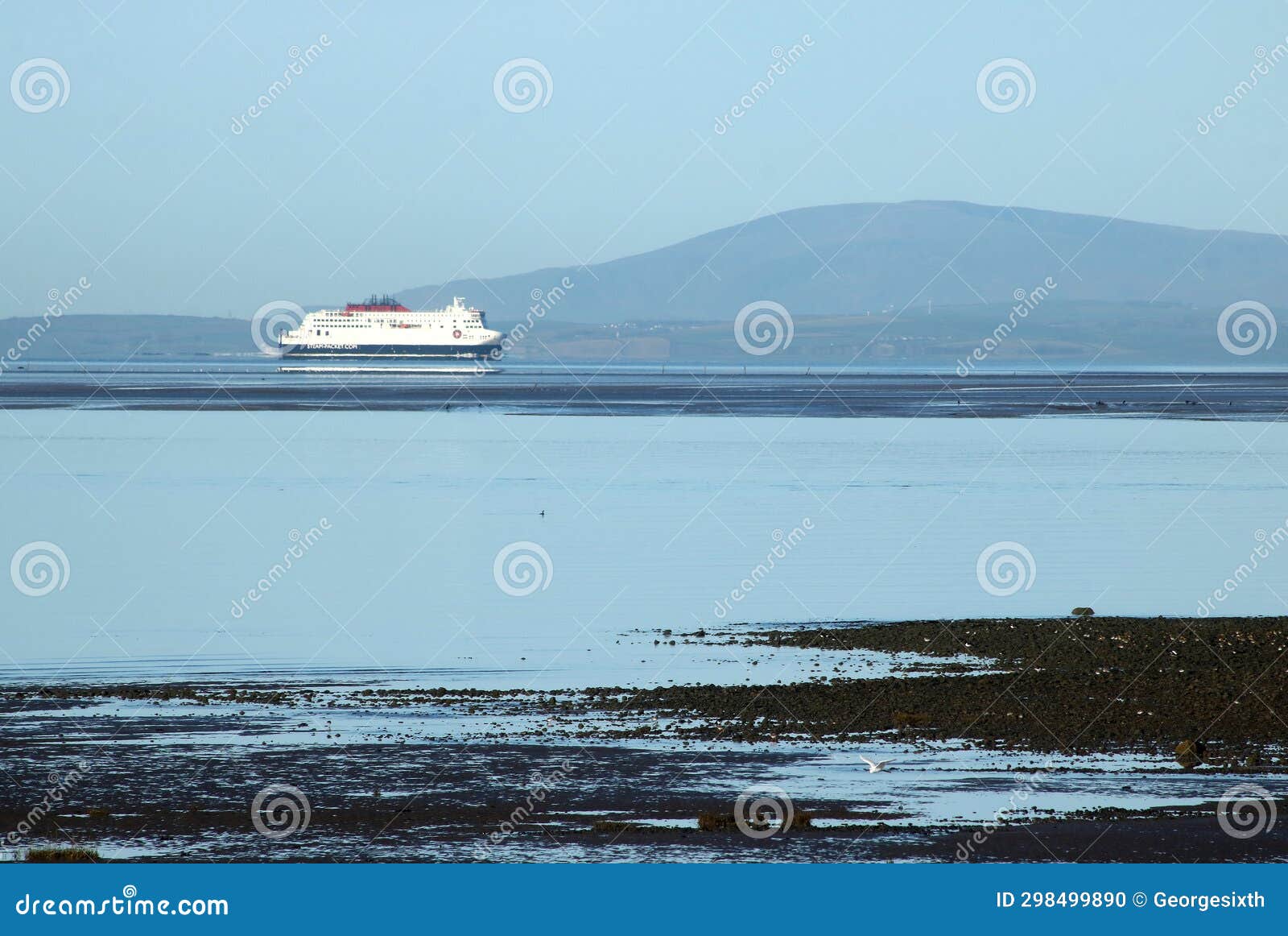 Manxman Isle of Man Ferry and Black Combe Stock Photo - Image of isle ...