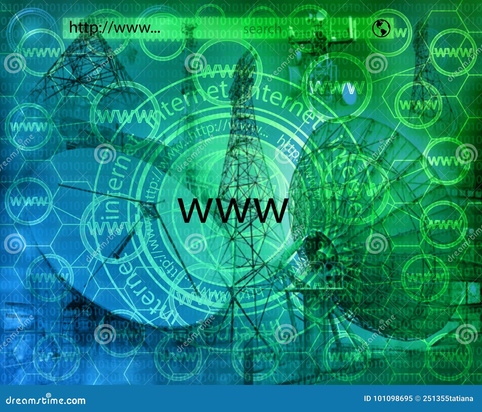 World of internet stock image. Image of broadcasting - 101098695