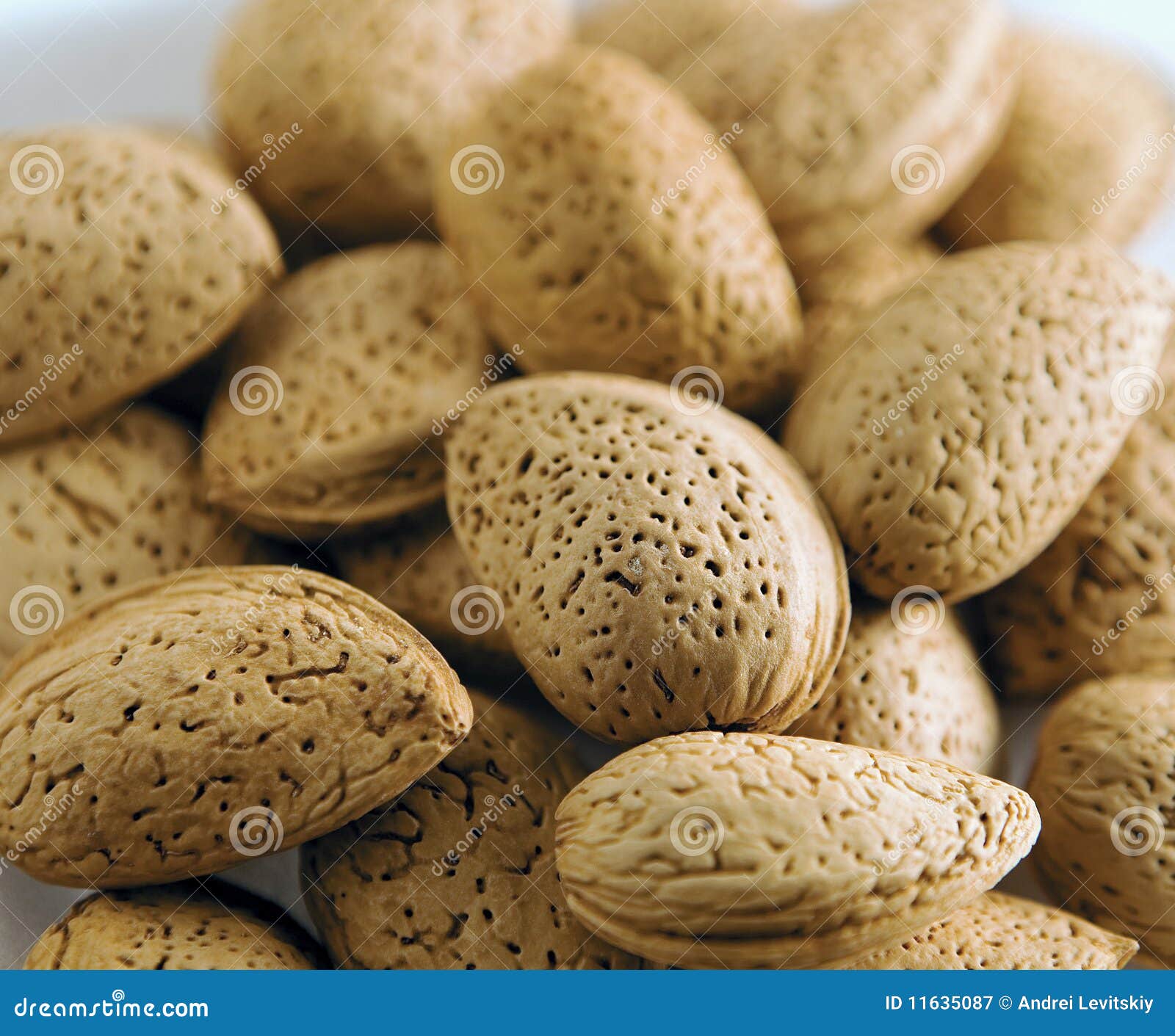 Many almonds stock image. Image of brown, macro, delicious - 11635087