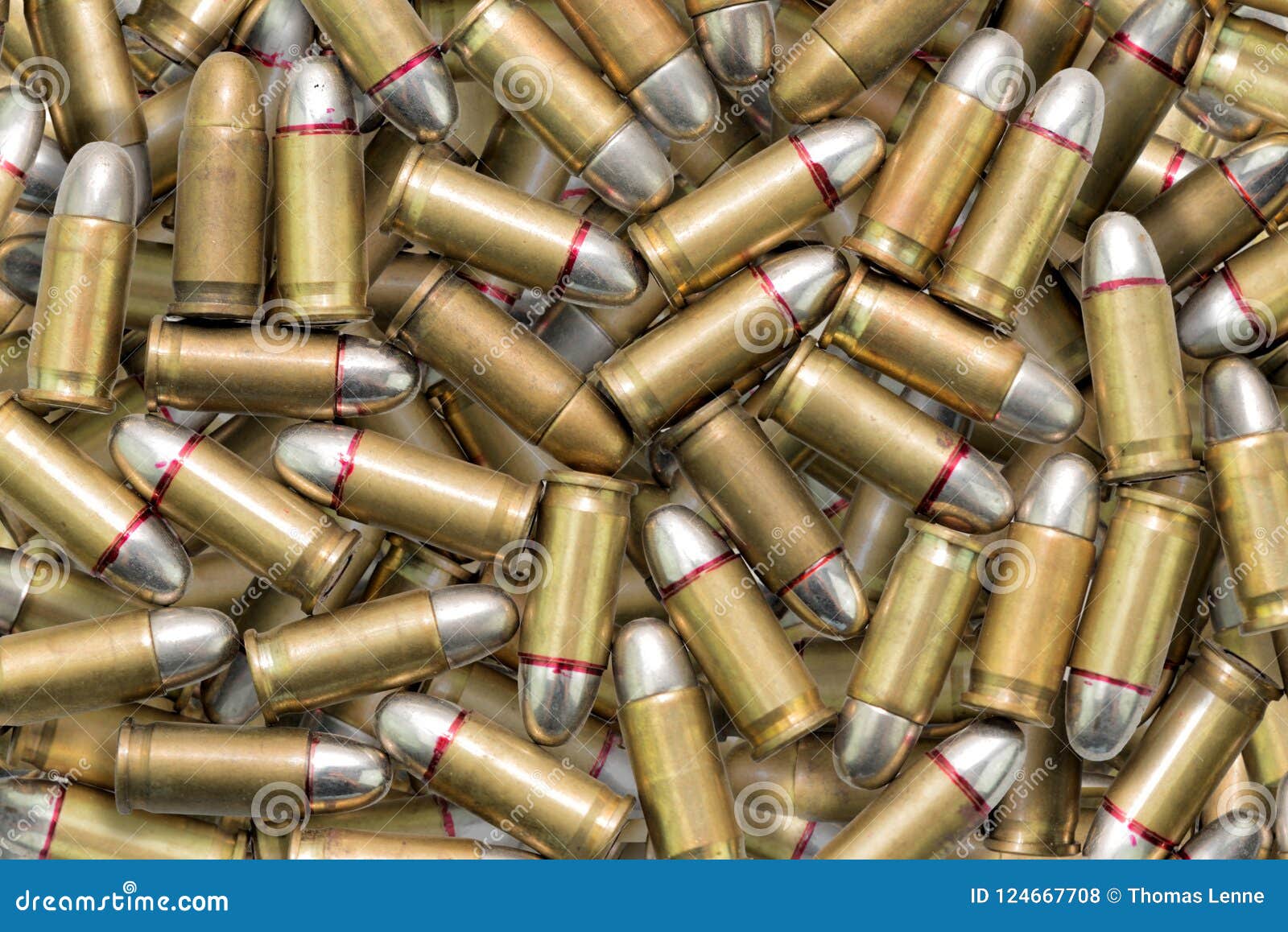 Many ammunition bullets stock photo. Image of closeup - 124667708