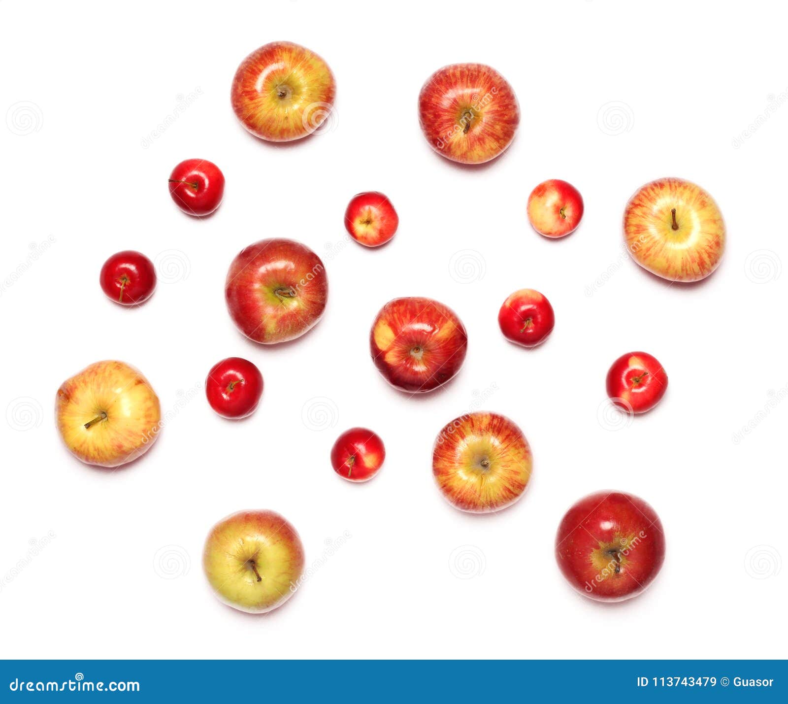 Apples Fruits Red Apple Fruit In A Box With Leaves Square Stock Image ...