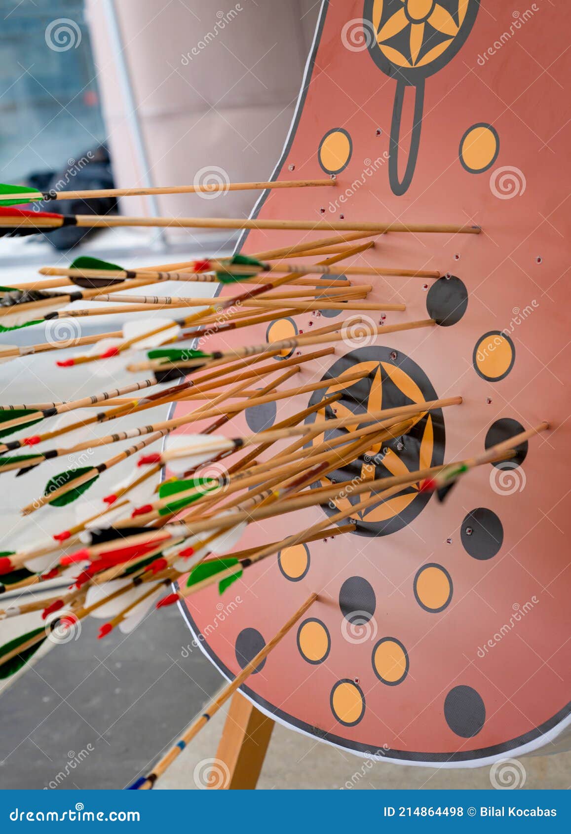 Many Arrows Stuck in the Target Stock Photo - Image of goal, archery ...