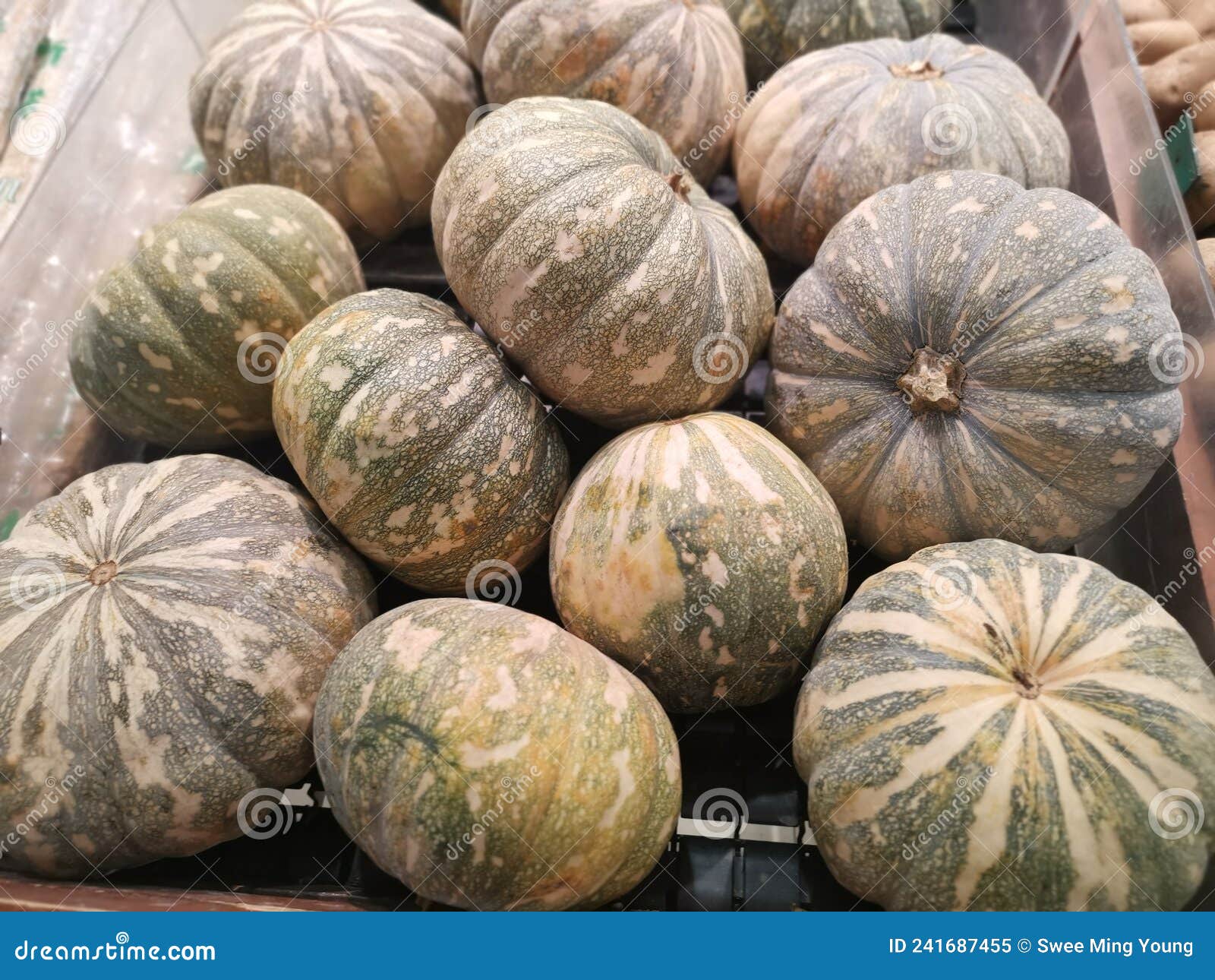 Asian Pumpkins, Pumpkin Pile Sold In The Fresh Market. Pumpkin Is A ...