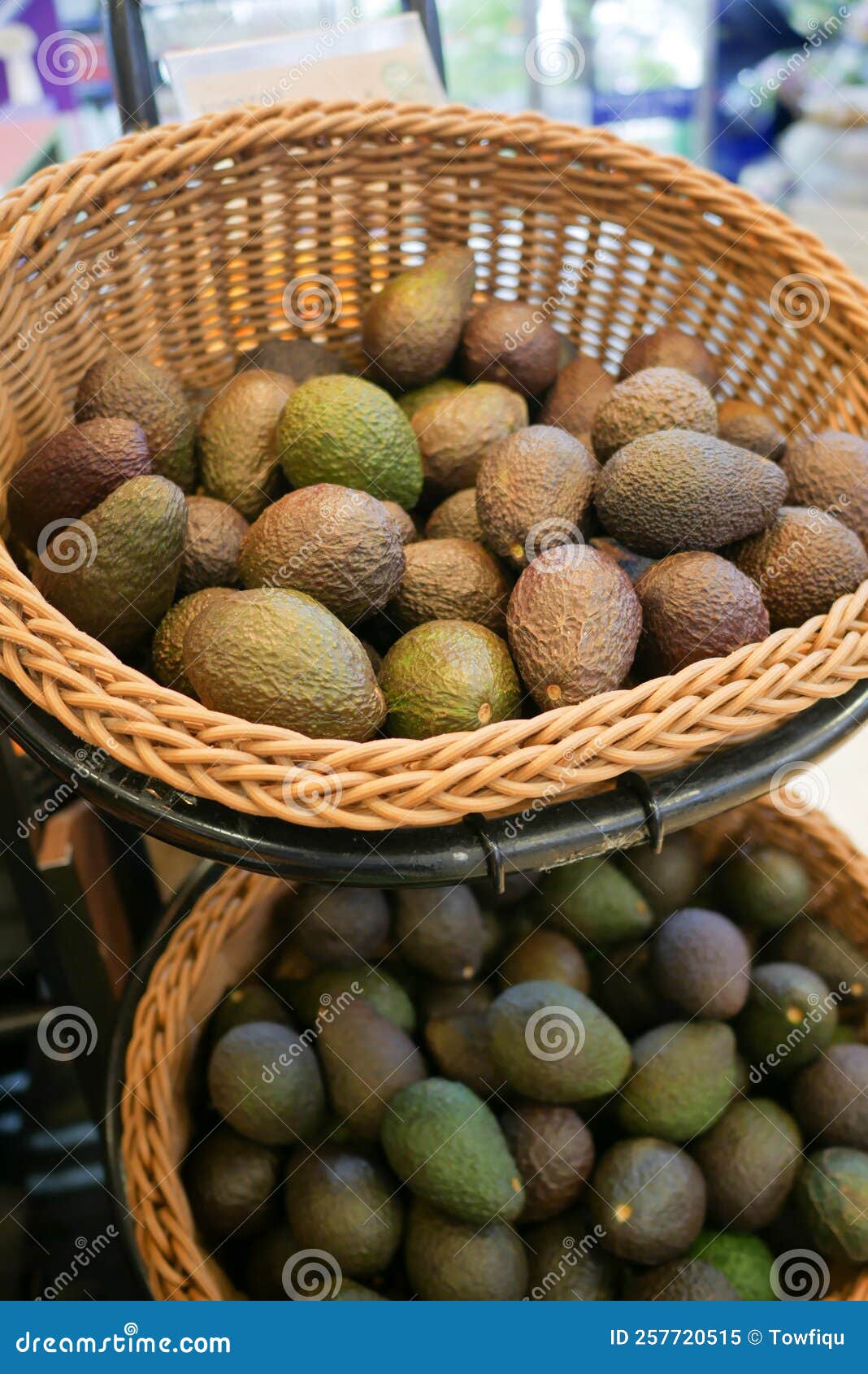 Many Avocado Display for Sale at Local Store Stock Image - Image of ...