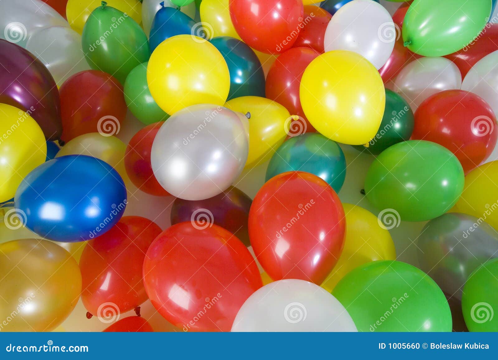 Real Balloons On The Floor