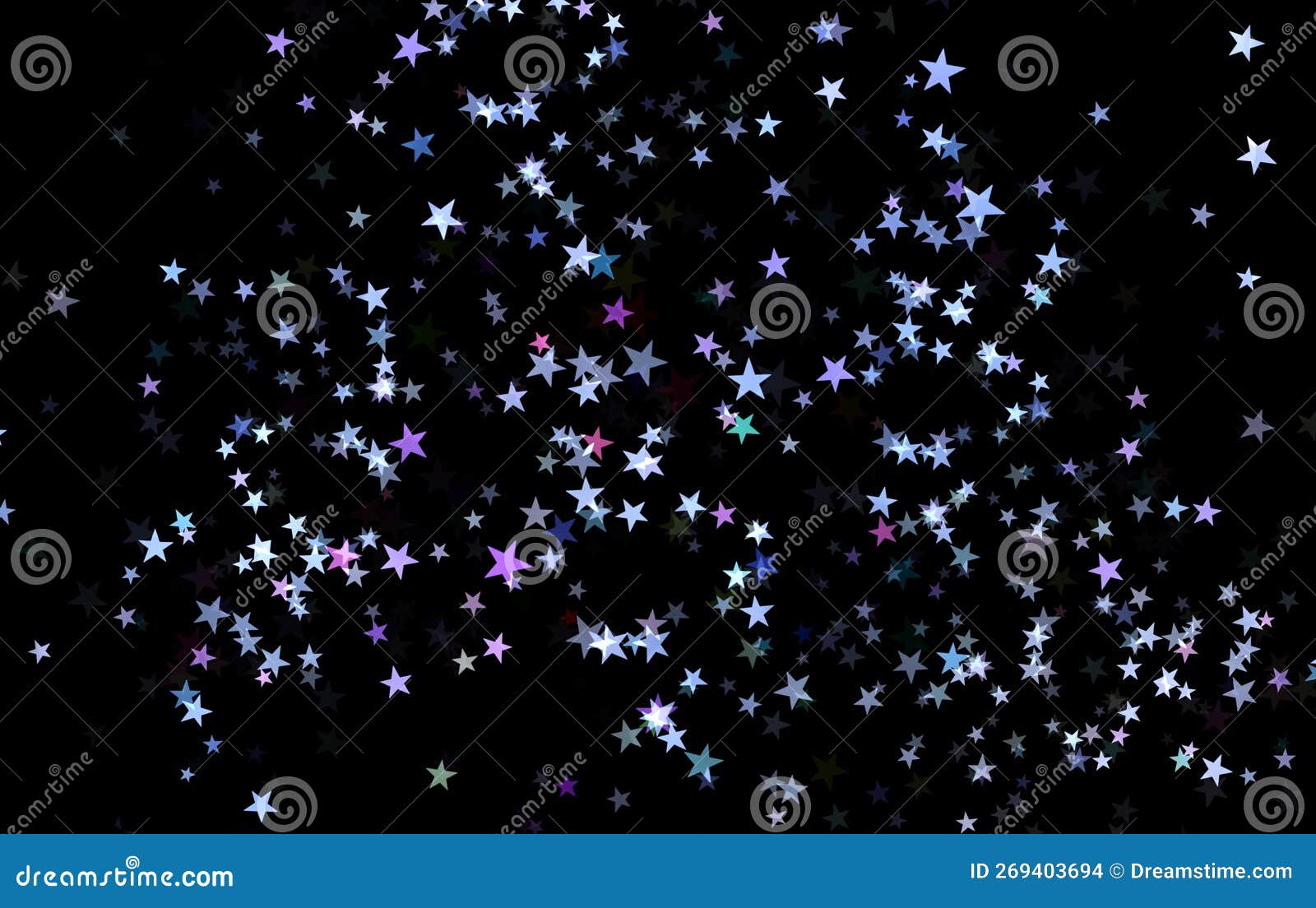Many Beautiful Shimmering Stars on Black Background Stock Photo - Image ...