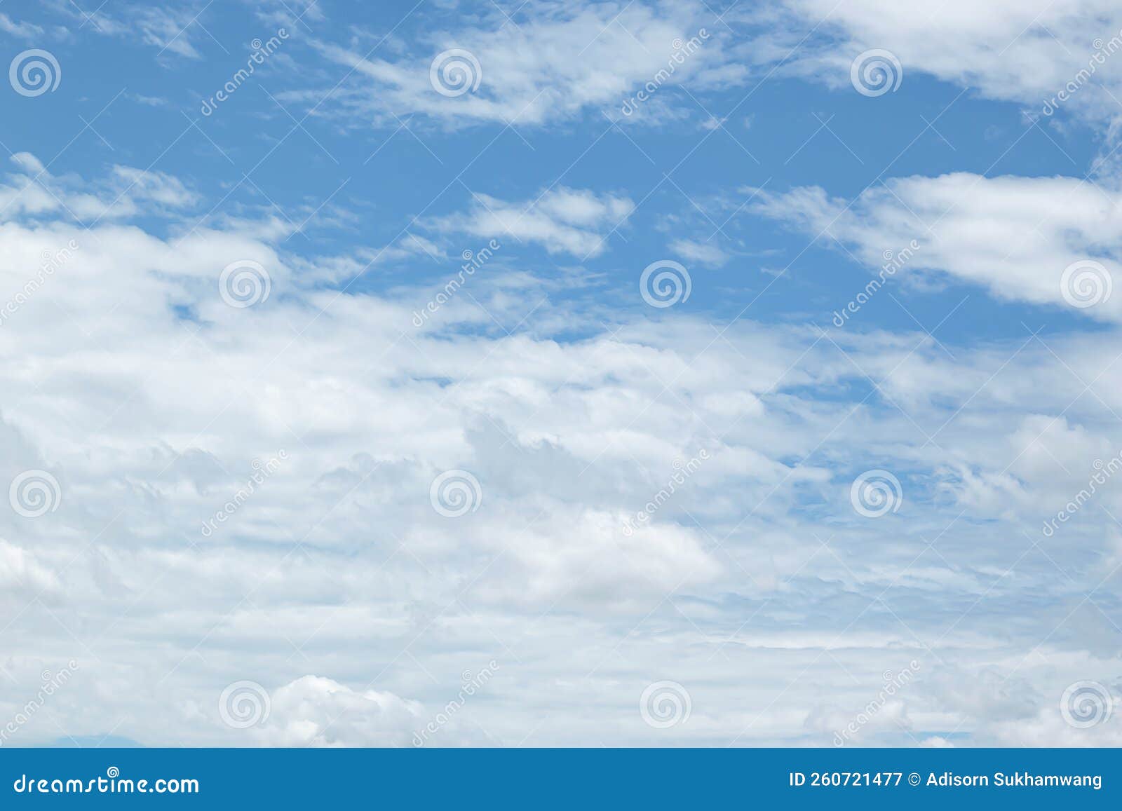 Many Beautiful White Clouds in the Sky Stock Image - Image of beauty ...