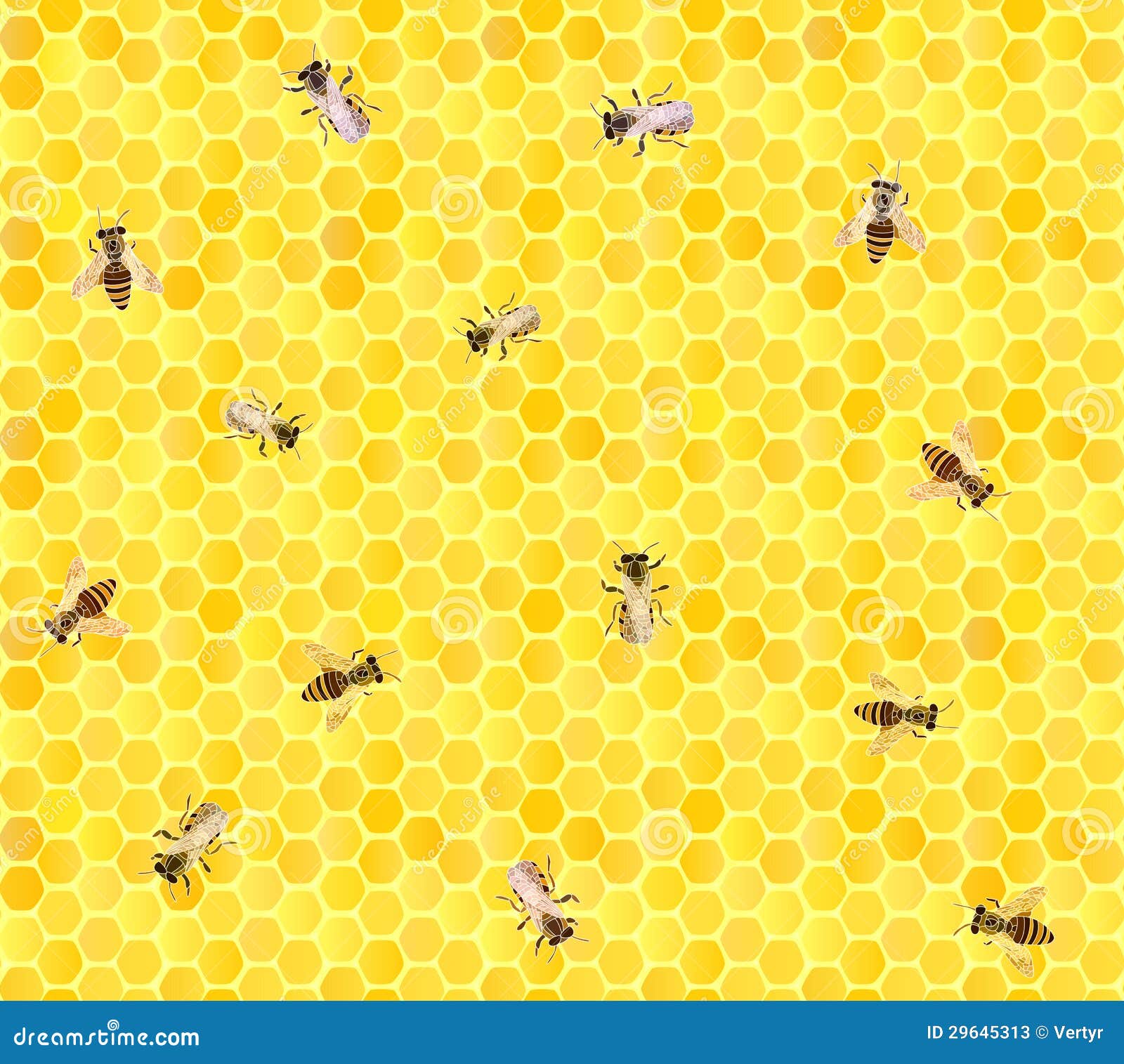 Many Bees Honeycomb Stock Illustrations – 44 Many Bees Honeycomb Stock ...