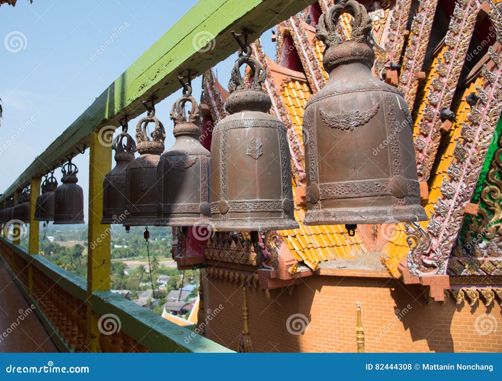 Many big bells in Temple editorial stock photo. Image of bell - 82444308